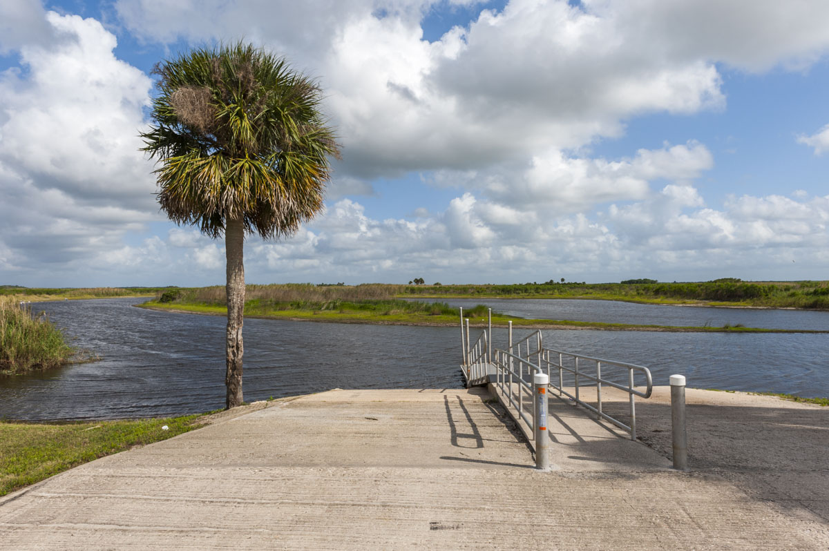Hatbil Park boat ramp at Seminole Ranch Conservation Area – SJRWMD
