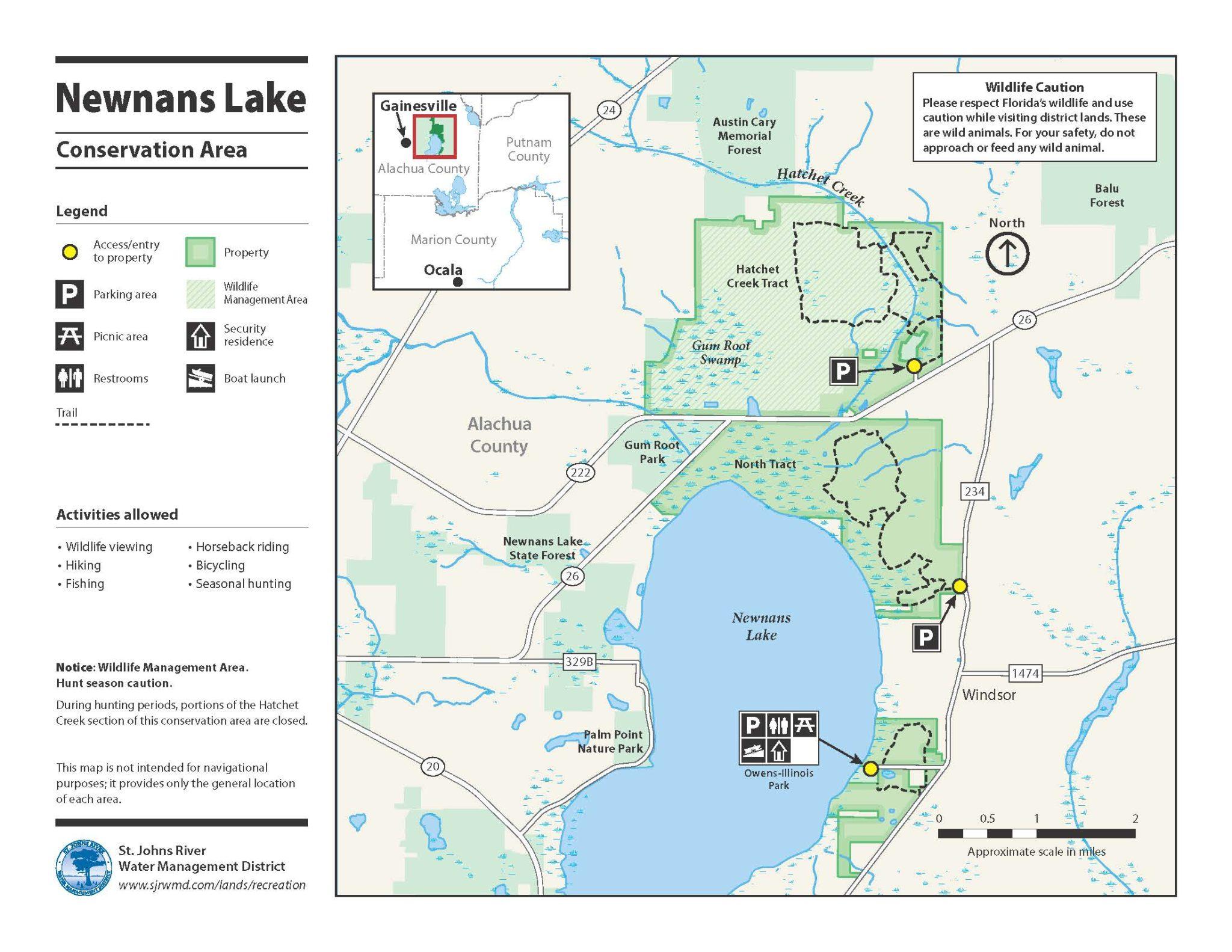 Newnans Lake Conservation Area – SJRWMD